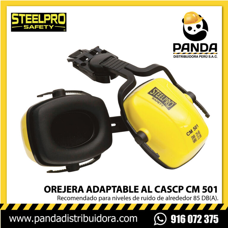 OREJERA ADAPTABLE AL CASCO CM 501 – STEELPRO – Panda Distribuidora