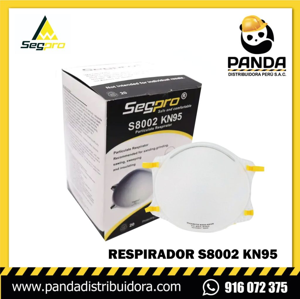 RESPIRADOR S8002 KN95 SEGPRO – Panda Distribuidora